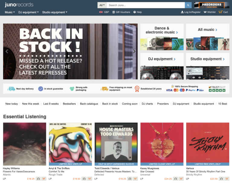 Freeman Clarke USA & Canada - Juno Records | Freeman Clarke USA